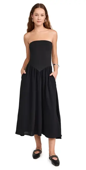 RESA Mackenzie Midi Dress - Black