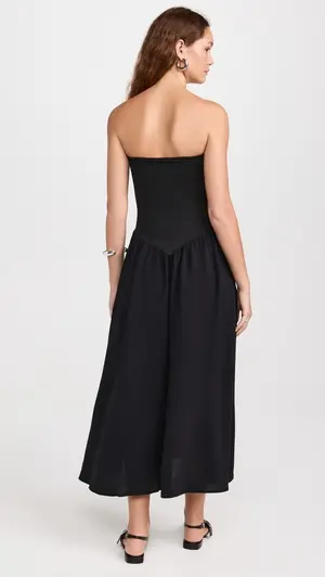 RESA Mackenzie Midi Dress - Black