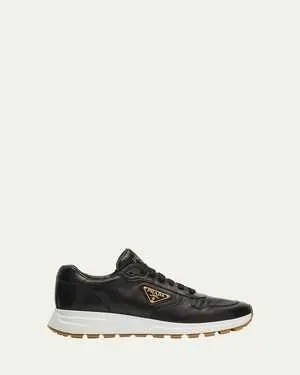 Prada Round Toe Sneakers For Men