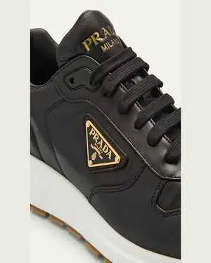 Prada Prax Napa Leather Sneakers