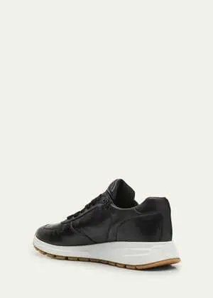 Prada Prax Napa Leather Sneakers