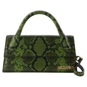 Jacquemus Jacquemus Le Chiquito Long Crossbody Leather Bag - Green