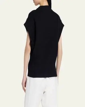 Bottega Veneta Short Sleeve Wool Sweater