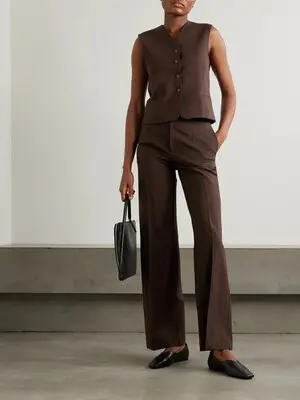 Loulou De Saison Teora Stretch-wool Vest