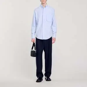 Sandro Oxford Flannel Shirt