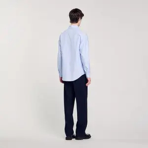 Sandro Oxford Flannel Shirt