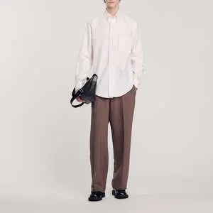 Sandro Oxford Flannel Shirt
