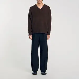 Sandro Chunky Knit Yak Sweater