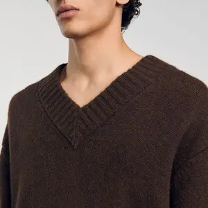 Sandro Chunky Knit Yak Sweater