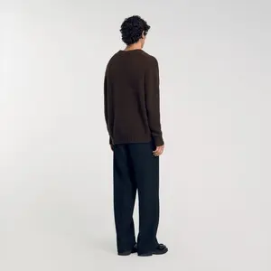 Sandro Chunky Knit Yak Sweater