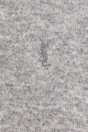 Saint Laurent Crewneck Cashmere Sweater - Gris Chine