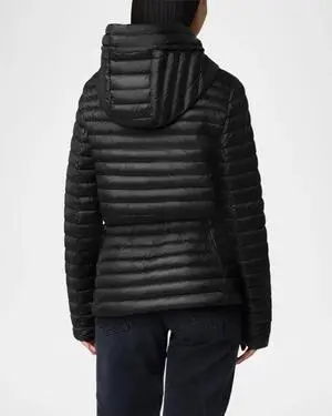 Soia & Kyo Ayleen Hooded Puffer Jacket - Black