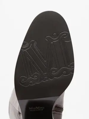 Max Mara High Leather Boots