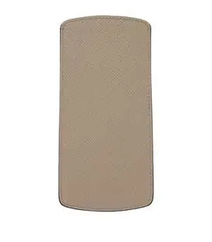 Smythson Leather Panama Glasses Case - Beige
