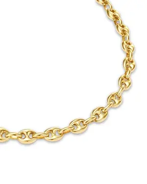 Zoe Chicco 14k Yellow Puff Mariner Link Bracelet - Gold