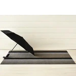 CHILEWICH Bold Stripe Shag Floor Mat, 36 X 60