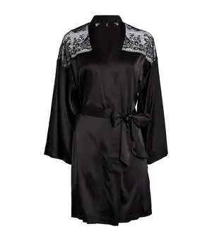 AUBADE Midnight Whisper Robe - Black