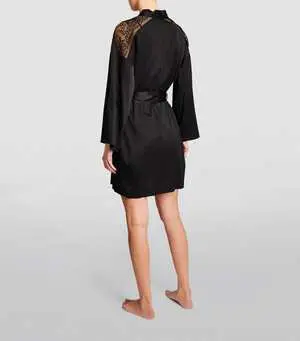 AUBADE Midnight Whisper Robe - Black