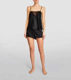 AUBADE Midnight Whisper Lace Trim Camisole