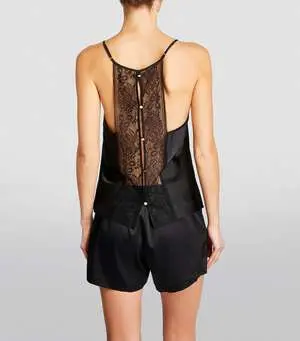 AUBADE Midnight Whisper Lace Trim Camisole