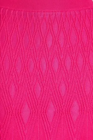 Diane Von Furstenberg Ava Fluted Knitted Skirt