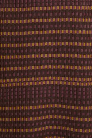 Diane Von Furstenberg Checked Jacquard-knit Mini Dress