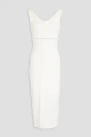 Naadam Cutout Button-embellished Midi Dress