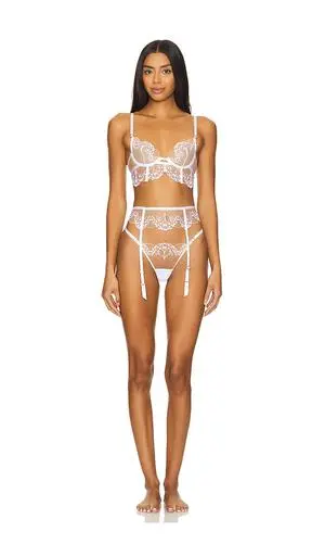 Bluebella Marisa Bra In White - White & Sheer