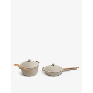 OUR PLACE Home Cook Duo Ceramic Pot And Pan Two-piece Set Worth £270 - Steam