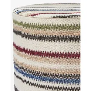 Missoni Blurred Zigzag Woven-blend Pouf 40cm X 30cm