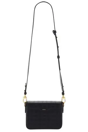Amiri Ma Quad Leather Crossbody In Black - 30% Off | Editorialist
