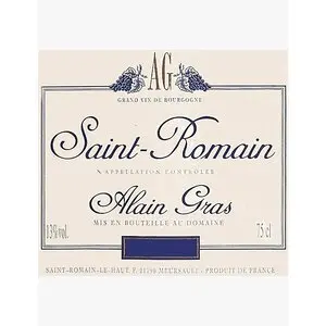 BURGUNDY Saint-romain Rouge Red Wine 2015