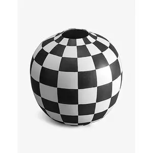 L'Objet Damier Ceramic Vase 30cm