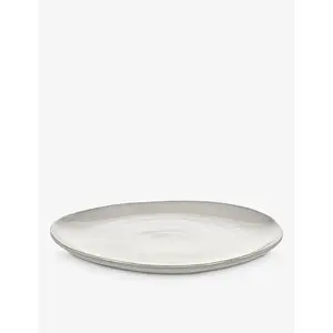 SERAX La Mère Irregular Extra-large Stoneware Plate 27cm - White