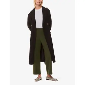 Whistles Camilla Wide-leg Stretch-woven Trousers