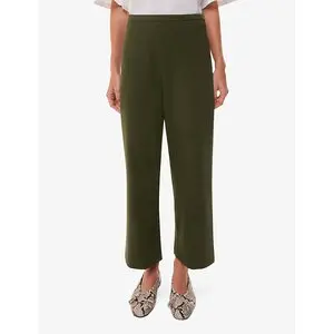 Whistles Camilla Wide-leg Stretch-woven Trousers
