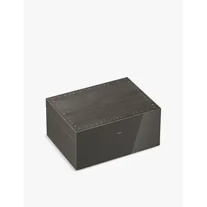 Cartier Santos De Lacquered-wood Watch And Cufflink Box