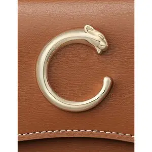 Cartier Panthère De Mini Leather Wallet - Caramel