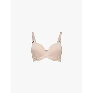 Panache Cari Moulded-cup Spacer T-shirt Bra - Champagne