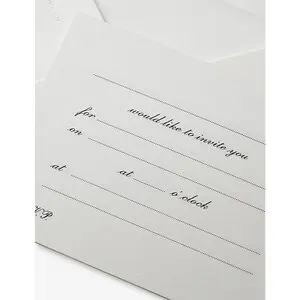 Smythson Would Like To Invite You Invitation Cards Pack Of 20