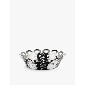 ALESSI Vimini Small Stainless-steel Basket 22cm - Silver