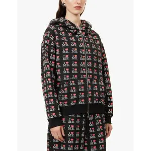 Ashley Williams I Heart Me Two-Slip-Pockets Cotton-Blend Hoody