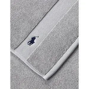Ralph Lauren Andover Logo-embroidered Cotton 55cm X 90cm - Andover Heather