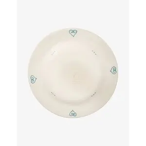 LAETITIA ROUGET French Kiss Hand-painted Ceramic Plate 20cm