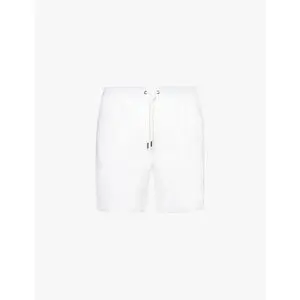 Onia Logo-tab Linen-blend Shorts - White