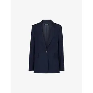Whistles Single-breasted Pinstripe Stretch-woven Blazer
