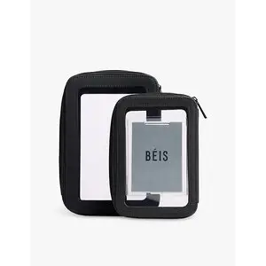 BEIS In Flight Nylon Cosmetic Case Set