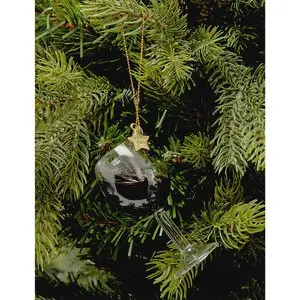 SELFRIDGES EDIT Wine Glass Christmas Decoration 7cm