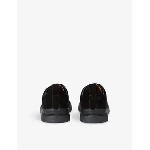 Zegna Triple Stitch Suede Low-top Trainers
