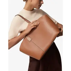 Cartier C De Leather Tote Bag